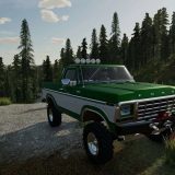 Ford Bronco Custom 1978 v2.0 FS22 Mod | Farming Simulator 22 Mod