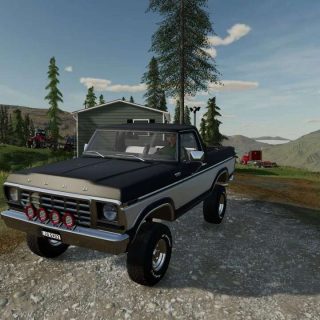 Ford Bronco Custom 1978 v2.0 FS22 Mod | Farming Simulator 22 Mod