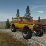 Ford Bronco Custom 1978 v2.0 FS22 Mod | Farming Simulator 22 Mod