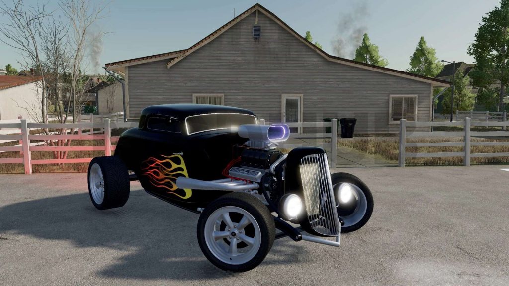 Ford Coupe 1934 v1.1 FS22 Mod | Farming Simulator 22 Mod