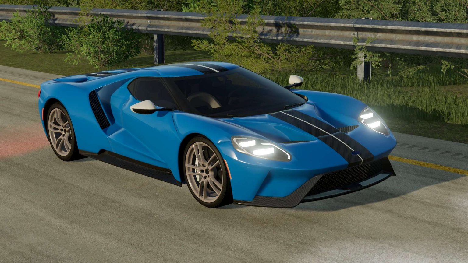 Ford GT Supercar v1.2 FS22 Mod | Farming Simulator 22 Mod