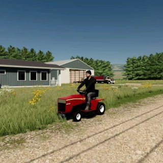 Roper lawn mower V1.0 FS22 Mod | Farming Simulator 22 Mod