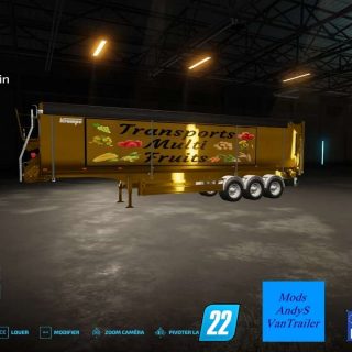 Van Trailer Grain 2 v1.0 FS22 Mod | Farming Simulator 22 Mod