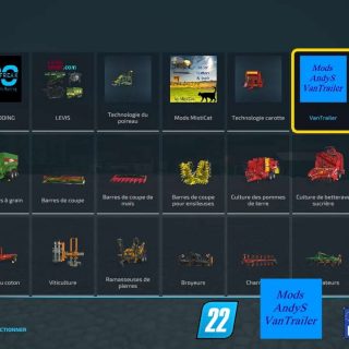 Van Trailer Grain 2 v1.0 FS22 Mod | Farming Simulator 22 Mod