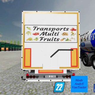 Van Trailer Grain 2 v1.0 FS22 Mod | Farming Simulator 22 Mod