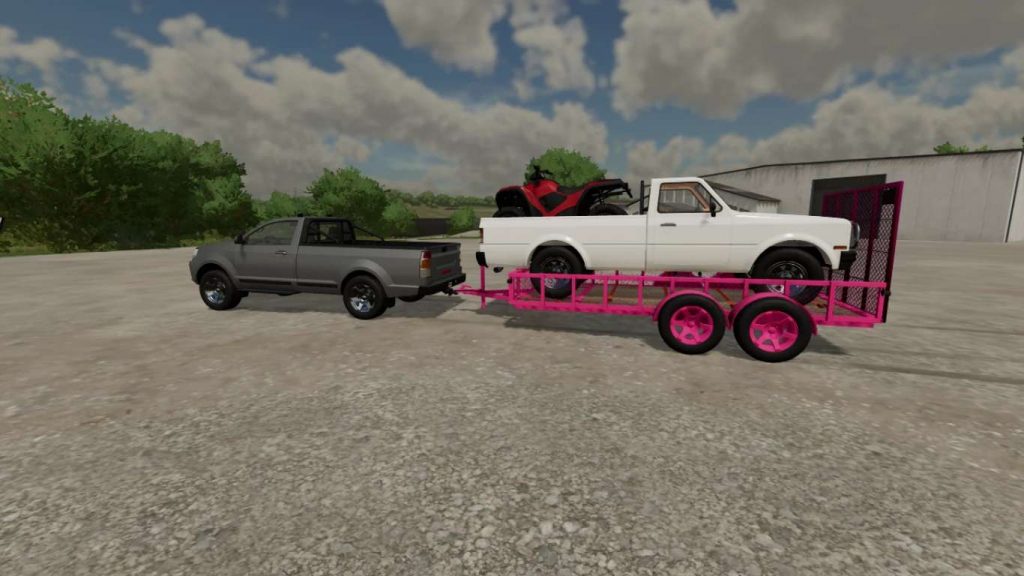 FTM Utility Trailer v1.0 FS22 Mod | Farming Simulator 22 Mod