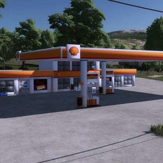Gas station v1.0 FS22 Mod | Farming Simulator 22 Mod