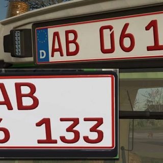 German Licenseplate Incl. Shorttime And Season (Prefab) v1.0.0.1 FS22 ...