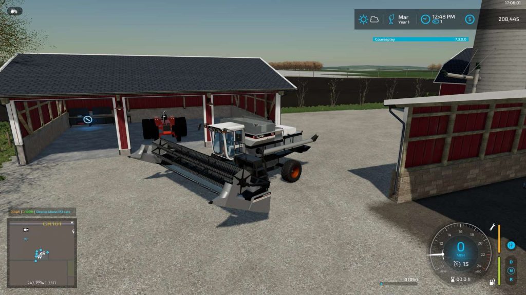 Gleaner L/M With Headers v1.0 FS22 Mod | Farming Simulator 22 Mod