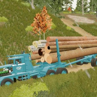 Hayes HDX Logging Truck v1.0 FS22 Mod | Farming Simulator 22 Mod