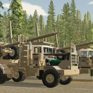 Hayes HDX Logging Truck v1.0 FS22 Mod | Farming Simulator 22 Mod