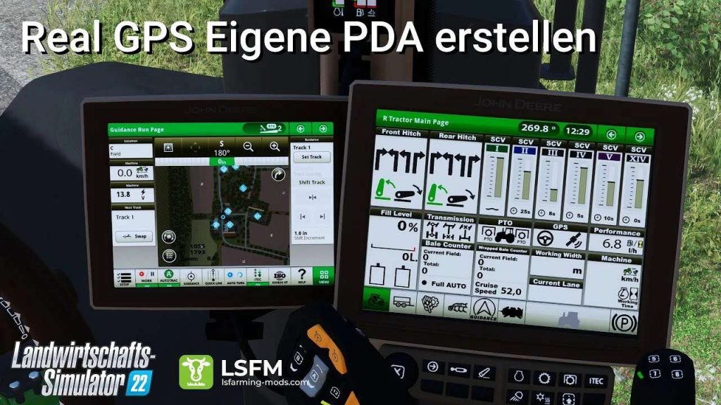 Horsch Agrovation PDA for Real GPS Mod v1.0 FS22 Mod | Farming ...