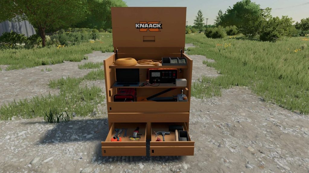 Knaack Job Box v1.0 FS22 Mod | Farming Simulator 22 Mod
