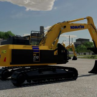 Komatsu Excavator Mega Pack v1.0 FS22 Mod | Farming Simulator 22 Mod