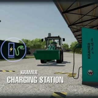 Kramer Charging Station v1.0 FS22 Mod | Farming Simulator 22 Mod