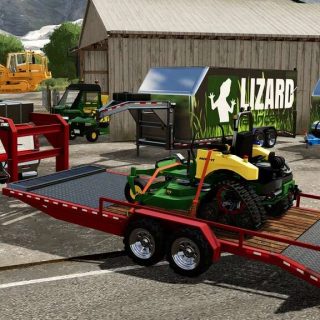 Lawncare Trailers Pack v1.0 FS22 Mod | Farming Simulator 22 Mod