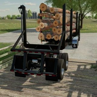 LIZARD LOG TRAILER 45FT v1.0 FS22 Mod | Farming Simulator 22 Mod