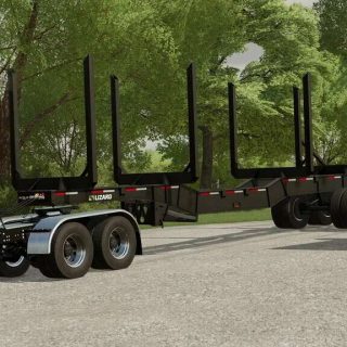 LIZARD LOG TRAILER 45FT v1.0 FS22 Mod | Farming Simulator 22 Mod