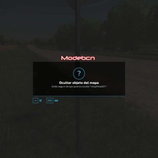 Map Objects Hider ESPANOL V1.0 FS22 Mod | Farming Simulator 22 Mod