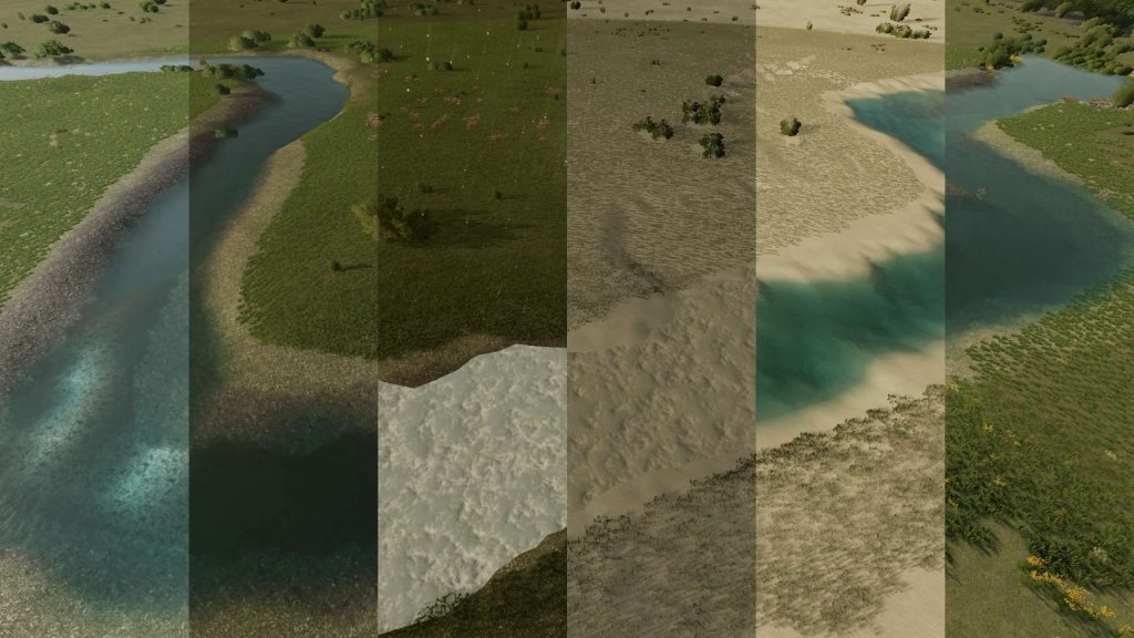 Natural Water Rivers And Ponds Pack v1.1 FS22 Mod | Farming Simulator ...