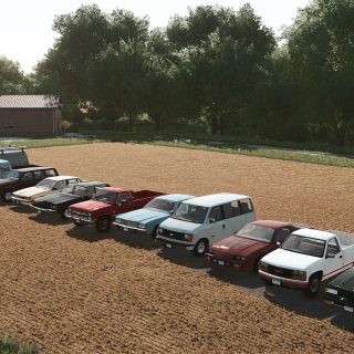 Old USA Placeable Cars V1.0 FS22 Mod | Farming Simulator 22 Mod