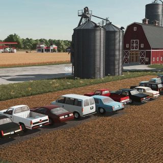 Old USA Placeable Cars V1.0 FS22 Mod | Farming Simulator 22 Mod