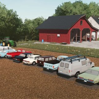 Old USA Placeable Cars V1.0 FS22 Mod | Farming Simulator 22 Mod