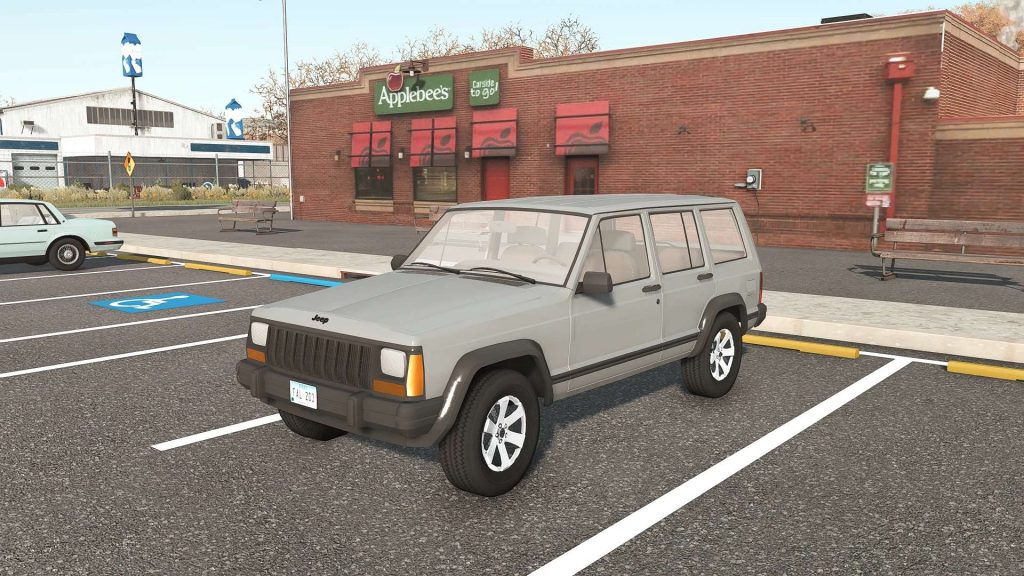 Old USA Traffic Pack (Prefab) V1.0 FS22 Mod | Farming Simulator 22 Mod