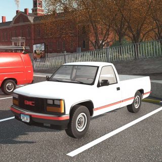 Old USA Traffic Pack (Prefab) V1.0 FS22 Mod | Farming Simulator 22 Mod