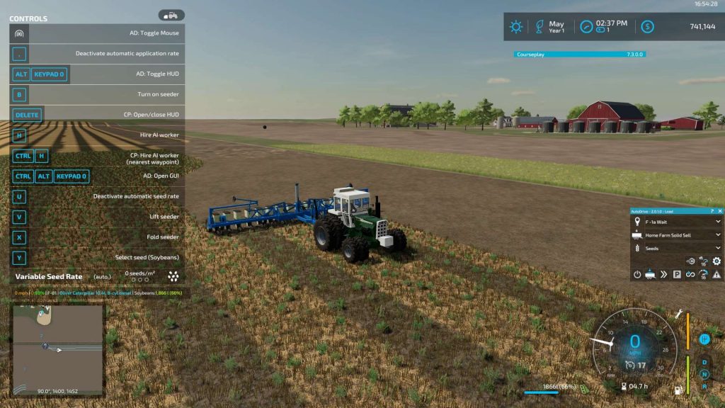 Oliver 2255 FWA Converted v1.0 FS22 Mod | Farming Simulator 22 Mod