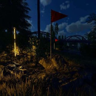 Placeable Gauge Light v1.0 FS22 Mod | Farming Simulator 22 Mod