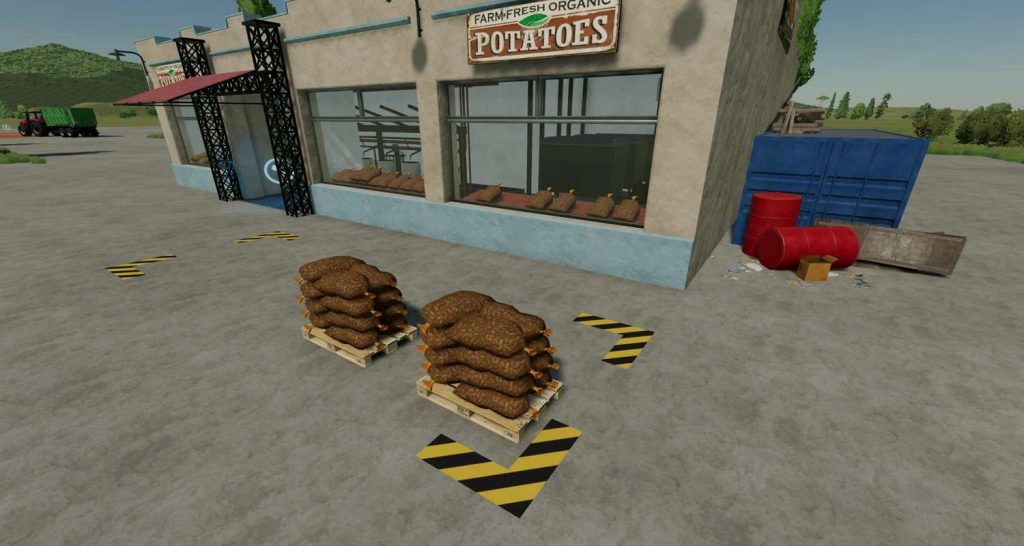 Potato Bag Production V1.0 FS22 Mod | Farming Simulator 22 Mod