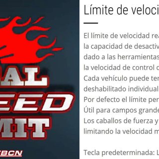 Real Speed Limit ESPANOL v1.4 FS22 Mod | Farming Simulator 22 Mod