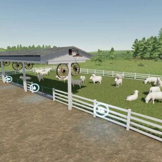 Small Sheep Barn v1.0 FS22 Mod | Farming Simulator 22 Mod