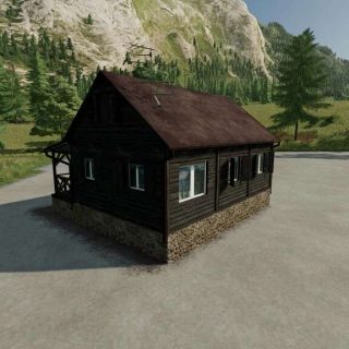 Small Wooden House v1.0 FS22 Mod | Farming Simulator 22 Mod