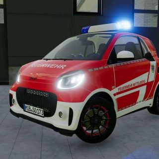 Smart EQ Fortwo Electric 2020 v1.1 FS22 Mod | Farming Simulator 22 Mod