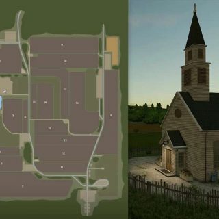 The White Farm v1.0 FS22 Mod | Farming Simulator 22 Mod