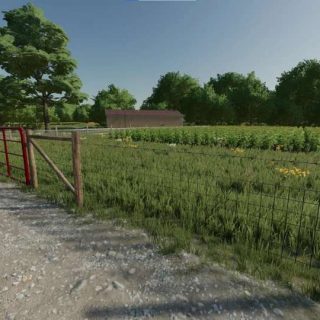 U.S. Farm Fence Pack v1.1 FS22 Mod | Farming Simulator 22 Mod