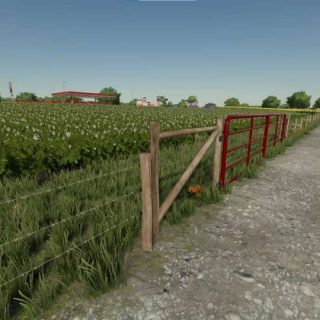 U.S. Farm Fence Pack v1.1 FS22 Mod | Farming Simulator 22 Mod