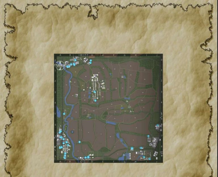 Village Berry PDA FOR REAL GPS MOD v1.0 FS22 Mod | Farming Simulator 22 Mod