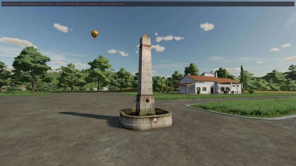 Water fountain v1.0 FS22 Mod | Farming Simulator 22 Mod