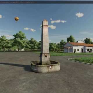 Water fountain v1.0 FS22 Mod | Farming Simulator 22 Mod