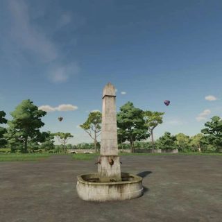 Water fountain v1.0 FS22 Mod | Farming Simulator 22 Mod
