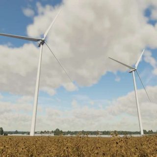 Wind Turbine v1.0 FS22 Mod | Farming Simulator 22 Mod