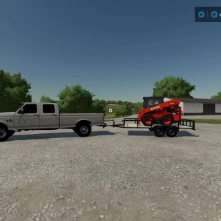 14x8 Ft Trailer v1.0 FS22 Mod | Farming Simulator 22 Mod