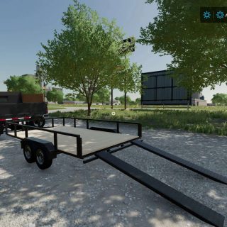 14x8 Ft Trailer v1.0 FS22 Mod | Farming Simulator 22 Mod