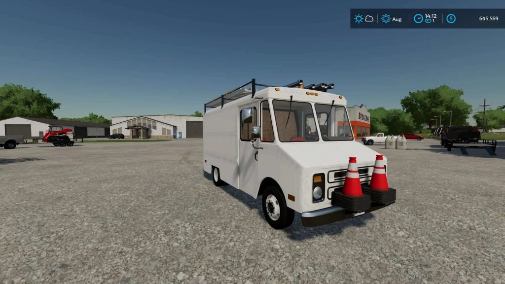 1968 Chevrolet P30 Step Van Fixed v1.0 FS22 Mod | Farming Simulator 22 Mod