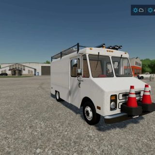 1968 Chevrolet P30 Step Van Fixed v1.0 FS22 Mod | Farming Simulator 22 Mod
