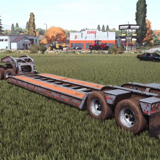 2-axle Lowboy V1.0 FS22 Mod | Farming Simulator 22 Mod