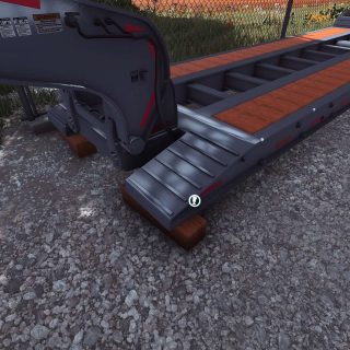 2-axle Lowboy V1.0 FS22 Mod | Farming Simulator 22 Mod